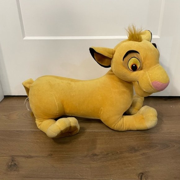 Disney | Toys | Vintage Disney Hasbro The Lion King Simba Cub Plush 2 ...
